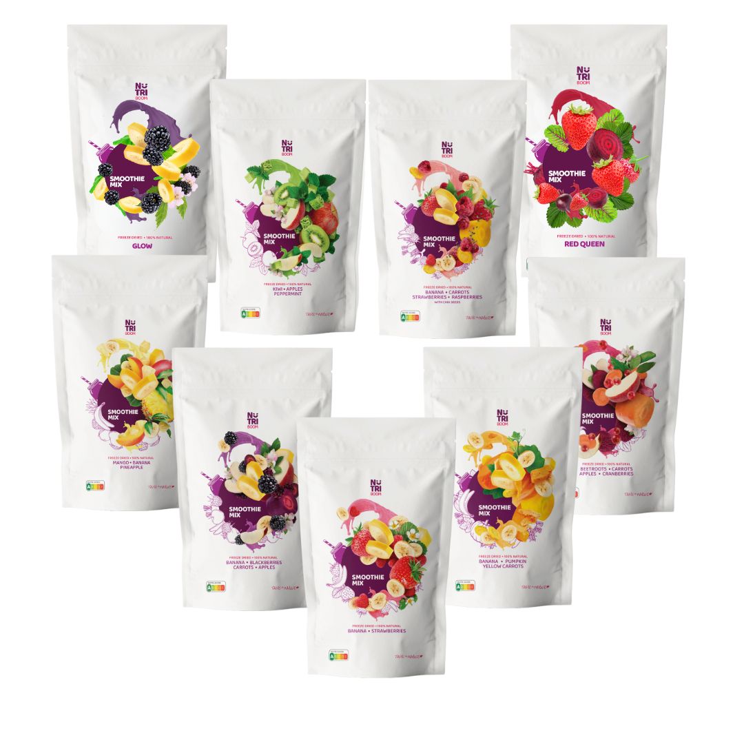 Rainbow Smoothie Box - 9 unique smoothie blends – NutriBoom